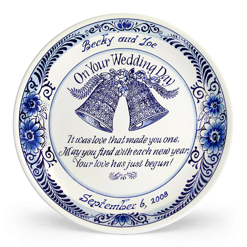 Buy Delft Wedding Plate | Shop Delft Wedding Plate